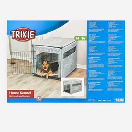 Trixie Grauer Home Kennel Metall-Haustierk&auml;fig f&uuml;r zu Hause 58x77cm
