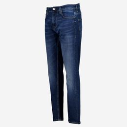Guess Blaue Tapered Jeans mit Logo-Details