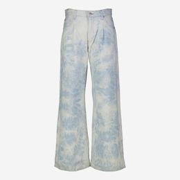 Levi's Hellblau-wei&szlig;e Dad Wide Leg Jeans