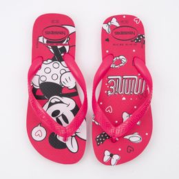 Pinke Flip-Flops mit Minnie-Maus-Motiv