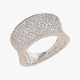SIF JAKOBS Ring aus Sterling Silber mit Ziersteinen