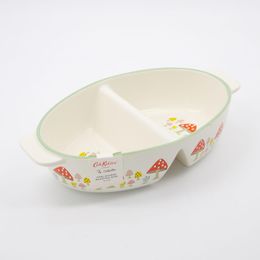 Cath Kidston Beigefarbenes Bratgeschirr mit Pilzmuster