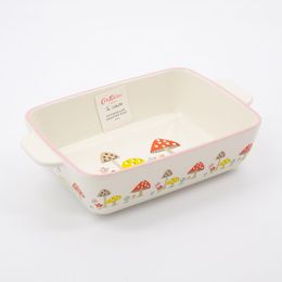 Cath Kidston Cremefarbene Backform mit Pilzmuster 22x16cm