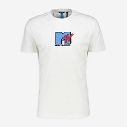 Antony Morato Weißes T-Shirt mit gesticktem Logo