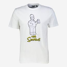 Antony Morato Weißes T-Shirt mit Simpsons-Motiv
