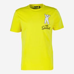 Antony Morato Gelbes T-Shirt mit Simpsons-Aufdruck