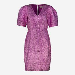 Freebird Pinkes Midikleid mit Rei&szlig;verschluss
