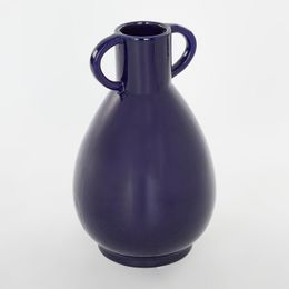 Broste Copenhagen Blaue Vase aus Keramik 45x26cm