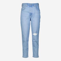 Levi's Hellblaue High Waisted Mom Fit Jeans