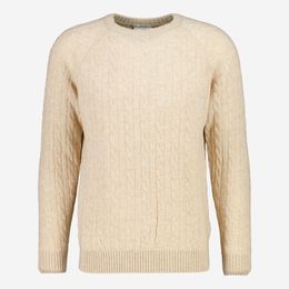 LINDBERGH Beigefarbener Pullover aus Lammwollmischung