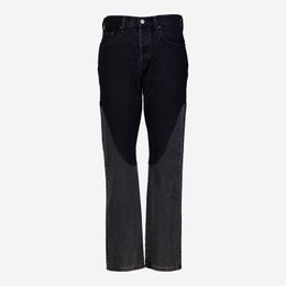 Levi's Schwarz-graue 501 Straight Leg Jeans