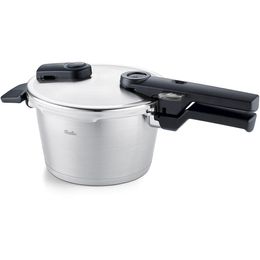 Schnellkochtopf Fissler "Vitaquick Premium", silber (edelstahlfarben), H:16,5cm L:39cm &Oslash;:18cm, T&ouml;pfe, Schnellkochtopf, Made in Germany