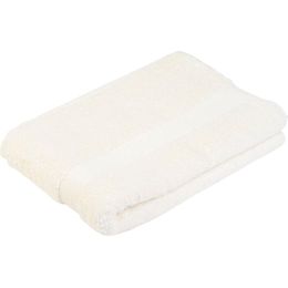 G&ouml;zze Badetuch G&Ouml;ZZE "New York", beige (natur), B:70cm L:140cm, Frottier, Obermaterial: 100% Baumwolle, Handt&uuml;cher, Badetuch, moderne Uni-Farben, strukturierte Borte, 100% Baumwolle, in 2 Gr&ouml;&szlig;en