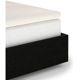 Spannbettlaken HECKETT & LANE "Elementi Topper", wei&szlig; (off, wei&szlig;), B:90cm L:220cm, Mako-Satin, Obermaterial: 100% Baumwolle, Bettlaken, Spannbettlaken, Laken aus 100% Baumwolle, hochwertiges Mako-Satin, Betttuch ab 90x200