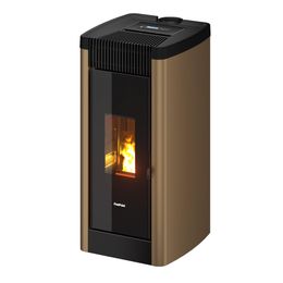FreePoint Pelletofen 'Steel 9' Stahl light bronze 2,5 - 8,5 kW