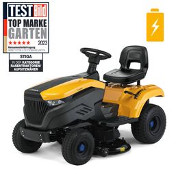 Stiga Akku-Rasentraktor 'Tornado 598e' mit 40 Ah Akku, 98 cm Schnittbreite