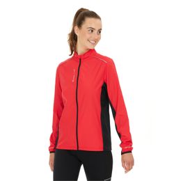 Laufjacke ELITE LAB "Shell X1 Elite", Damen, Gr. 42, rot, 100% Polyester, unifarben, normal, hoch geschlossener Ausschnitt, Jacken, mit wasser- und winddichtem Komfort