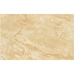 Wandfliese 'Agia' Steingut beige 25 x 35 cm