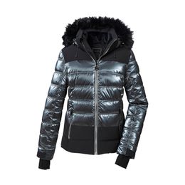 Skijacke Killtec "KSW 314 WMN SKI QLTD JCKT", Damen, Gr. 46, schwarz, Obermaterial: 100% Polyamid;Obermaterial 2: 92% Polyester, 8% Elasthan;Futter: 100% Polyester;Füllung: 100% Polyester, Jacken Skijacke, Steppjacke m. abzipp. Kapuze u Schneefang, winddicht, wasserabweisend