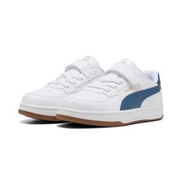 Sneaker Puma "CAVEN 2.0 AC+ PS", Kinder, Gr. 29, wei&szlig; (Puma wei&szlig;, schwarz indigo, gum), mehrfarbig, Schuhe Sneaker