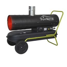TroniTechnik&reg; TT-HK-245 Heizkanone Dieselkanone Heizl&uuml;fter 30kW mit Handgriff, Rohrrahmen, R&auml;dern und Abluftauslass