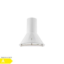 Klarstein Lumio Neo Retro-Dunstabzugshaube 60cm 610m&sup3;/h A Edelstahl wei&szlig; Wei&szlig;