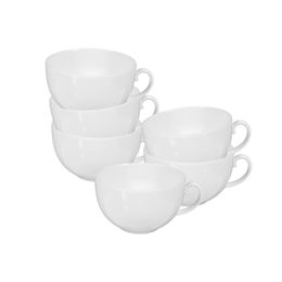 Seltmann Weiden Milchkaffeetassen Rondo/Liane 0,35 l 6er Set