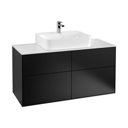 Villeroy & Boch Villeroy & Boch Finion Unterschrank F13100PD 120x60,3cm, Black Matt Lacquer