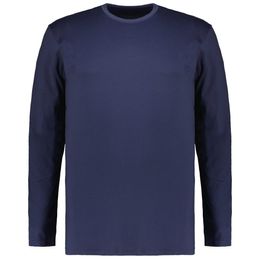 Herren Gro&szlig;e Gr&ouml;&szlig;en | Mey Hybrid T-Shirt, langarm Farbe royalblau Gr&ouml;&szlig;e: 3XL