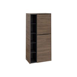 Villeroy & Boch Villeroy und Boch Subway 3.0 Mittelschrank C59901VH 57,4x120x36,2cm, Schanier rechts/Griff Volcano black, arizona oak