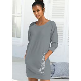 Bench. Loungewear Damen Sweatkleid, stone-wei&szlig;, Gr&ouml;&szlig;e 32/34