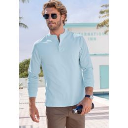 John Devin Herren Henleyshirt, hellblau, Gr&ouml;&szlig;e XXL (60/62)