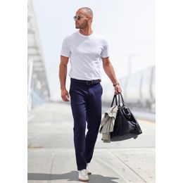 John Devin Herren Stretch-Hose, navy, Größe 38