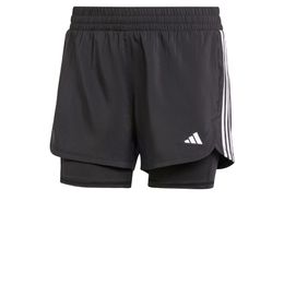 adidas Performance Sportshorts 'Pacer' Damen Gr&ouml;&szlig;e XXXS/XXS schwarz / wei&szlig;