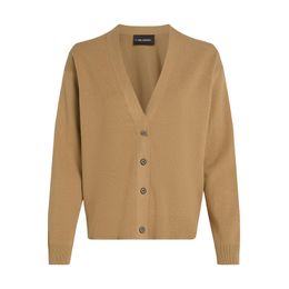 K by KARL LAGERFELD Karl Lagerfeld Strickjacke 'Ikon' Damen Gr&ouml;&szlig;e L hellbraun