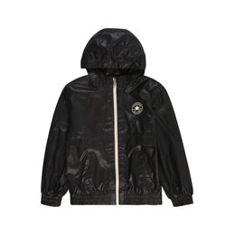 Converse Jacke M&auml;dchen Gr&ouml;&szlig;e 128/140 schwarz / wei&szlig;