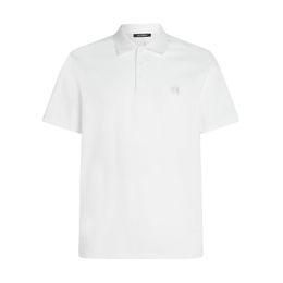 K by KARL LAGERFELD Karl Lagerfeld Poloshirt 'IKON' Herren Gr&ouml;&szlig;e XXL wei&szlig;