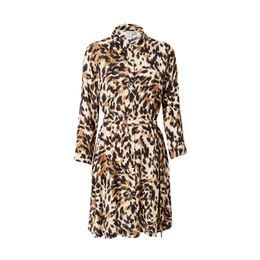 Y.A.S YAS Kleid 'YASSavanna' Damen Gr&ouml;&szlig;e 40 hellbeige / braun / schwarz Winterkleid