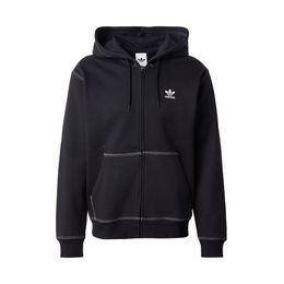 adidas originals Sweatjacke 'ESSENTIALS' Herren Gr&ouml;&szlig;e XXL schwarz / wei&szlig;