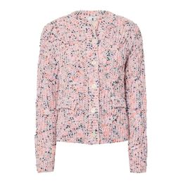 Y.A.S YAS Strickjacke 'YASCONFETTI' Damen Gr&ouml;&szlig;e M pinkmeliert