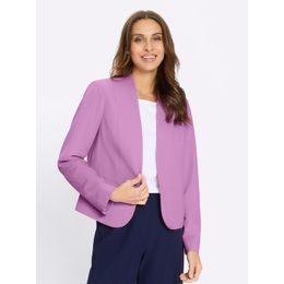 WITT Damen Kurzblazer mit abgerundetem Saum, orchidee, Gr&ouml;&szlig;e 40
