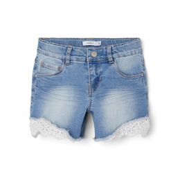 name it Jeans 'Salli' M&auml;dchen Gr&ouml;&szlig;e 140 hellblau / offwhite