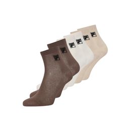 Fila Socks female Beige, Brown, White size 43/46