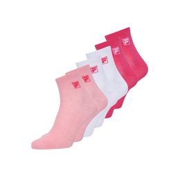 Fila Socks female Pink, White size 35/38