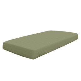 Dormisette Spannbetttuch Biber oliv