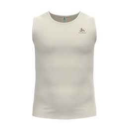 Odlo Merino PW 140 Seamless BL Top Crew Neck Singlet Bekleidung Herren wei&szlig;