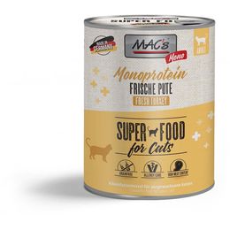 12x800g MAC's CAT Monoprotein Frische Pute