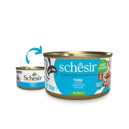 12x85 g Schesir Cat Complete Thunfisch in Jelly