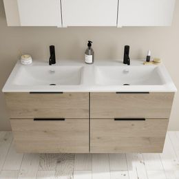 Burgbad Eqio Schrank mit Slim Keramik-Waschtisch, 4 Ausz&uuml;ge, SHBZ122F6423C0001G0200,