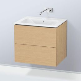 Duravit L-Cube Schrank mit ME by Starck Waschtisch, 2 Auszüge, 2336630060+LC624003030,